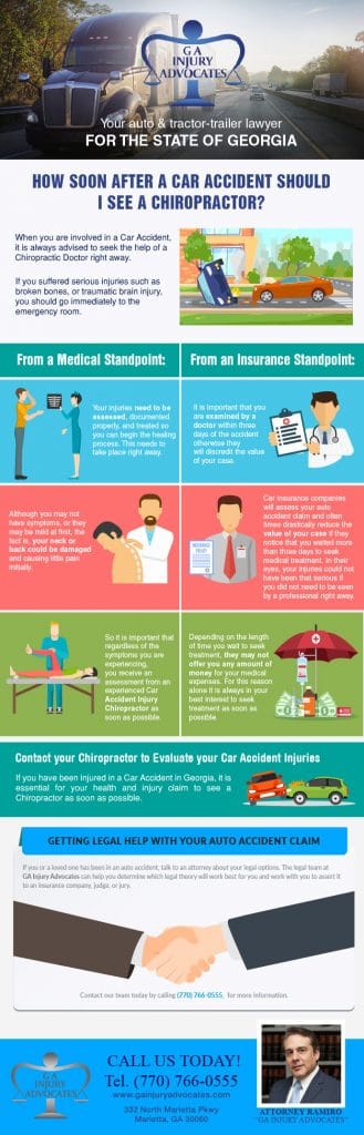 How Soon After a Car Accident Should I see a Chiropractor?